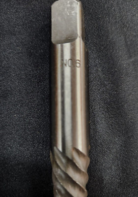 QTY 1 NO. 6 SPIRAL FLUTE SCREW EXTRACTOR SCREW SIZE 5/8"- 7/8" PIPE ...