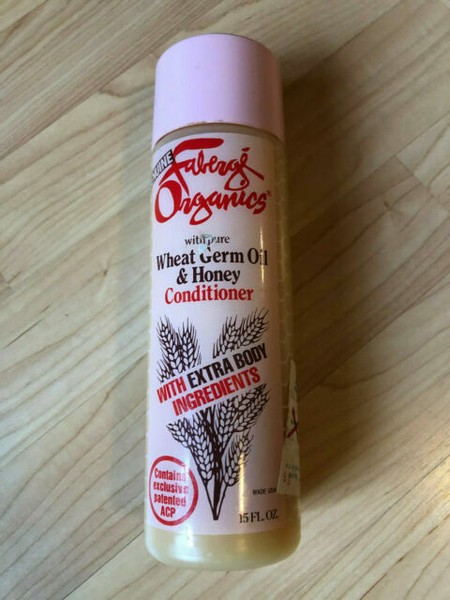 Vintage Faberge Organics Wheat Germ Oil Honey Instant Conditioner 15 Oz ...