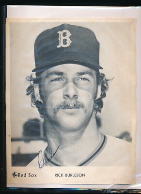 Rick Burleson Boston Red Sox 8x10 Photo headshot Signed Autograph (FQ15 ...