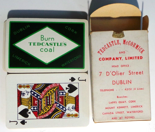 Vintage Boxed Complete Set of Playing Cards Card Game Tedcastle ...