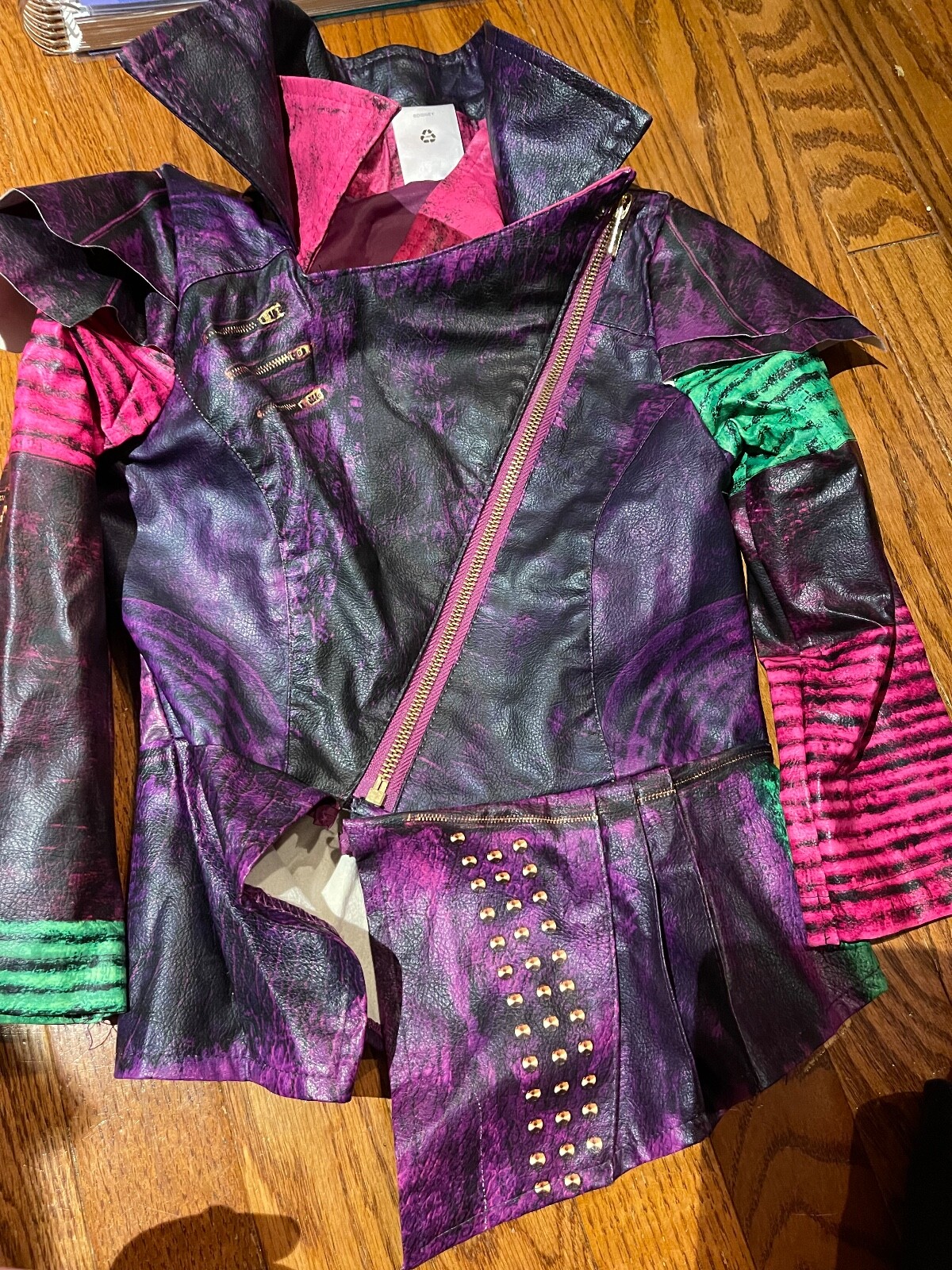 Disney Store Descendants Mal Costume for Kids faux le… - Gem