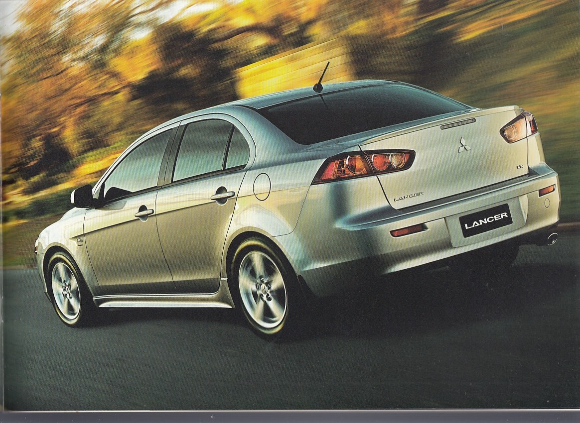 2007 MITSUBISHI CJ LANCER Range Australian 34p Prestig Brochure ES VR ...