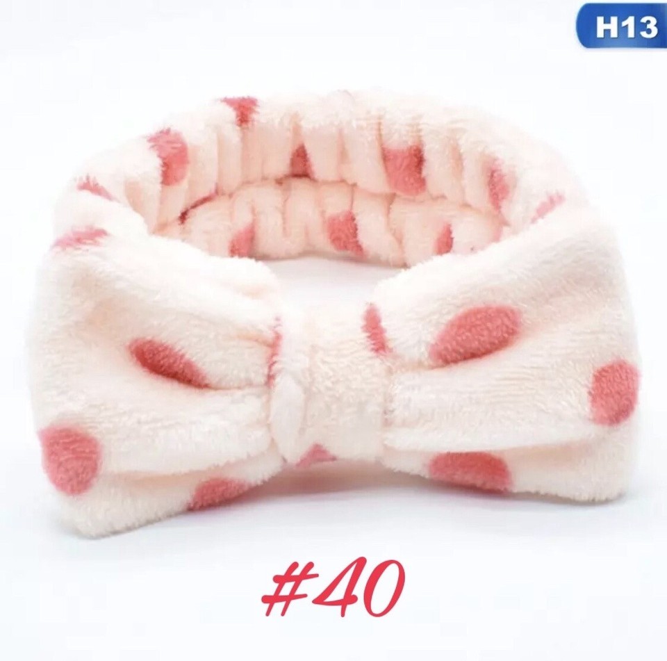 Women Stretch Terry Cloth Spa Facial Makeup Headband Head Wrap Hairband ...