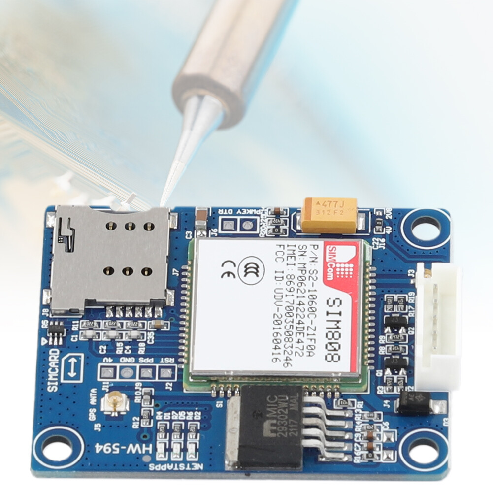 GSM GPRS GPS Bluetooth-Compatible SMS Module 5-18V MINI SIM868 Board ...