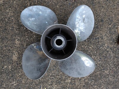 OMC 4 blade stainless steel prop | eBay