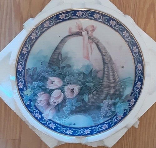 Lena Liu's"Julips And Lilacs" Basket Bouquets Plate w/COA Limited ...