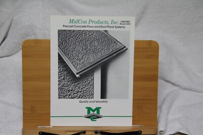 MidCon Products Inc Hortonville WI Brochure 4p Circa 1988 Concrete ...