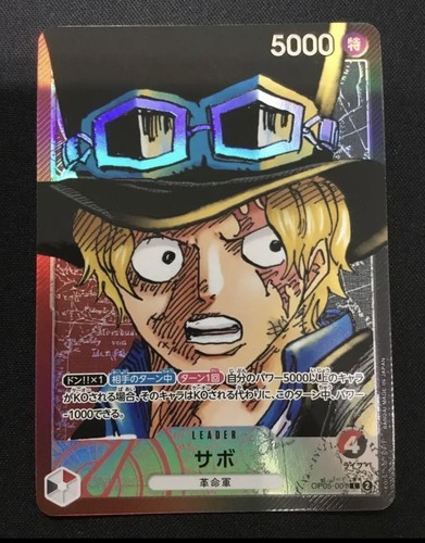 ONE PIECE Card Game Sabo L OP05-001 Parallel Japanese Awakening of the ...