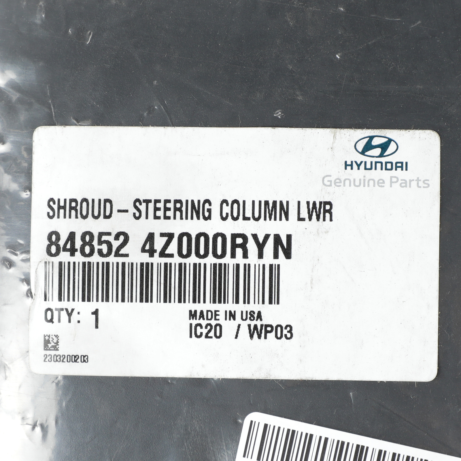 OEM NEW HYUNDAI 2013-18 Santa Fe Sp Steering Column Lower Shroud 84852 ...