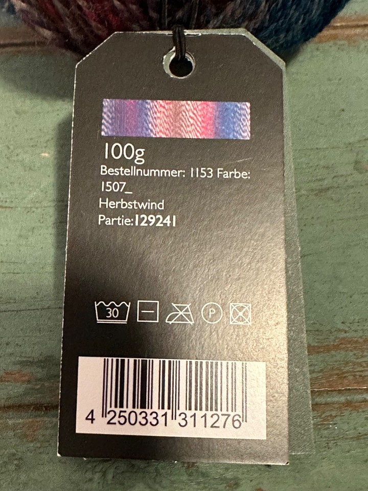 Schoppel Crazy Zauberball Sock Yarn Color 1507 Autumn Wind Wool/Nylon ...