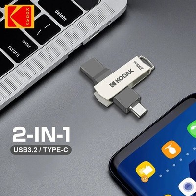 High Speed Dual USB 3.2 Type C Flash Drive Memory Stick for Phones ...