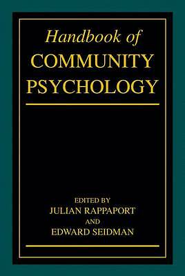 Handbook of Community Psychology by Edward Seidman, Julian Rappaport ...