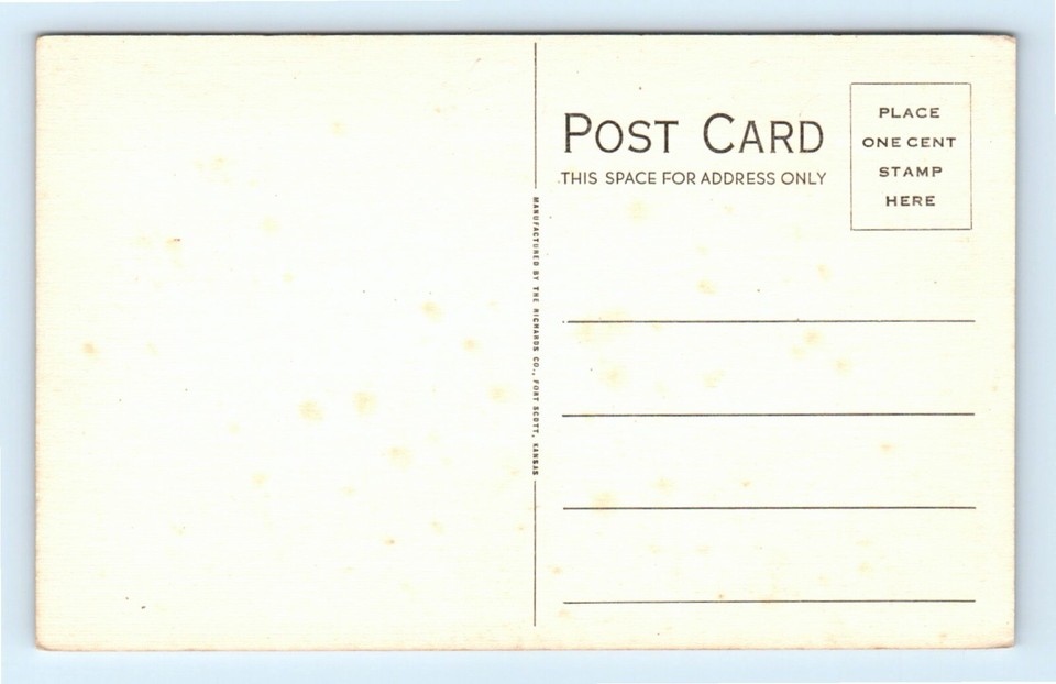 Fort Scott, KS Postcard - C.T. POTTER CABINS - Roadside Mobilgas ...