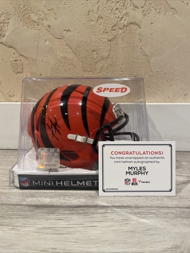 Myles Murphy Cincinnati Bengals Signed Autograph Speed Mini Helmet ...