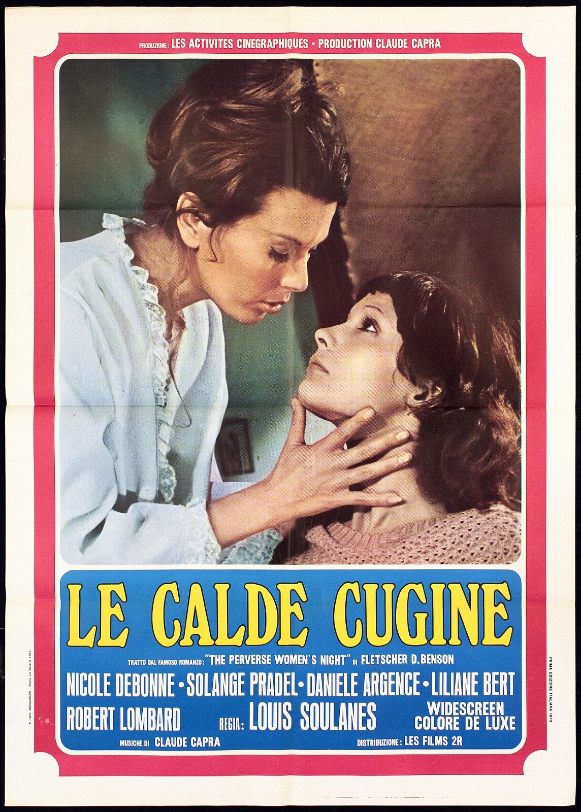 THE HOT COUSINS - THE PLEASURES OF DEMONS POSTER 1970 LES COUSINES ...