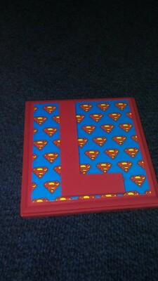 Superman "L" Wood Plaque (7"x7" | eBay