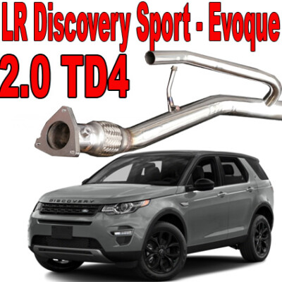 Tubo Rimozione FAP DPF Downpipe Range Rover Discovery Sport 2.0 D 150 ...