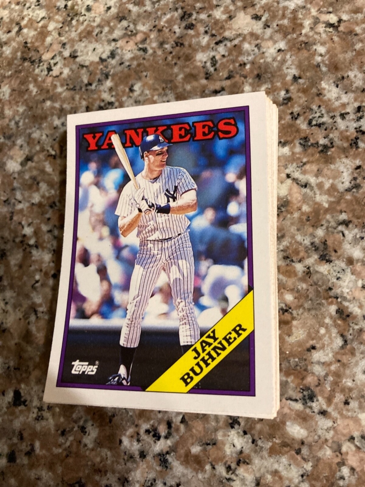 JAY BUHNER 1988 Topps Traded #21T XRC Rookie Yankees Mint Lot of 40 ...