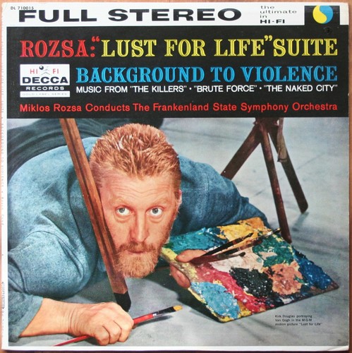 KIRK DOUGLAS ROZSA BO FILM LUST FOR LIFE TRES RARE 33T LP DECCA 710015 ...