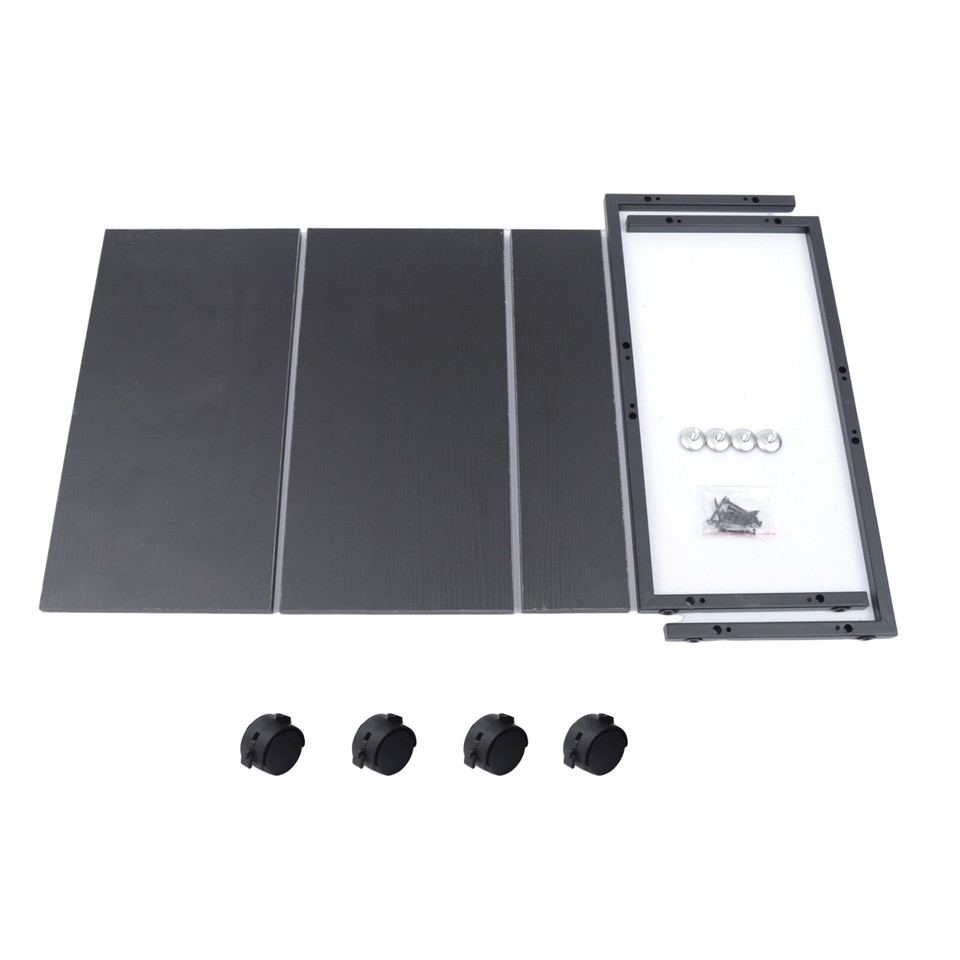 2-Tier CPU Holder Cart Under Desk Computer Tower Stand Mobile PC Tower ...