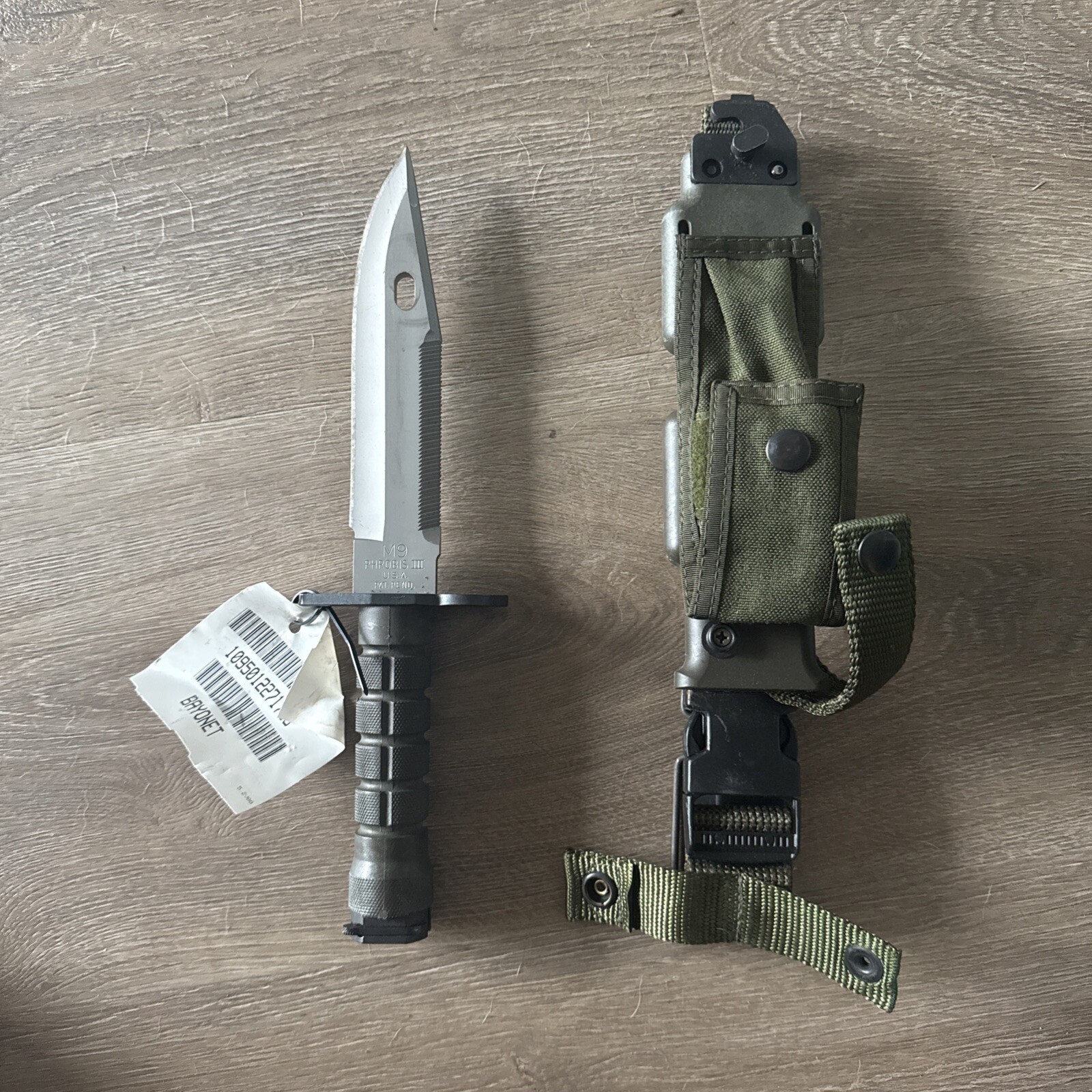 USA M9 PHROBIS III Military Bayonet Knife Blade with Scabbard Case | eBay