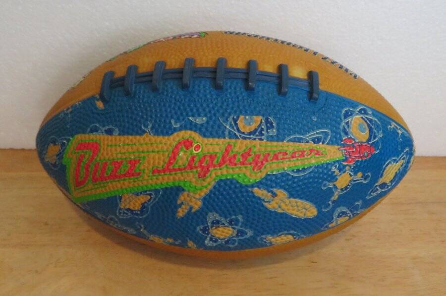 Child Size 10" BUZZ LIGHTYEAR Toy Story FOOTBALL Plastic WDW Pixar Ball ...