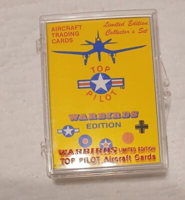 Top Pilot Aircraft Trading Cards Warbirds 1990 Edition 31 AIRCRAFT ...
