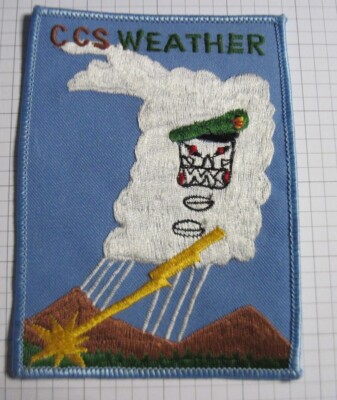 VIETNAM Post-War 1980's MAC V SOG RECON TEAM WEATHER Patch CCS Cmd ...