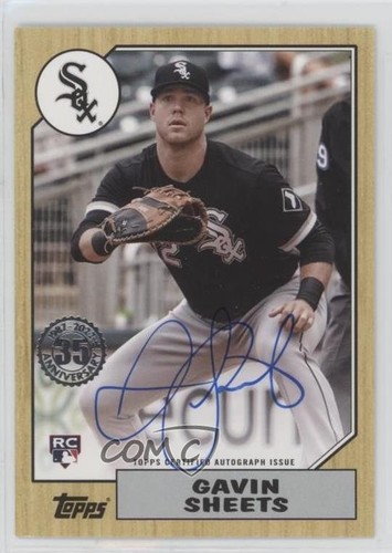 2022 Topps Series 1 - 1987 Topps Baseball Autographs Gavin Sheets #87BA ...