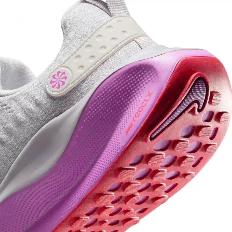 Nike Men's Infinity RN 4 Shoes Grey Violet Crimson DR2665-011 SZ 11 | eBay