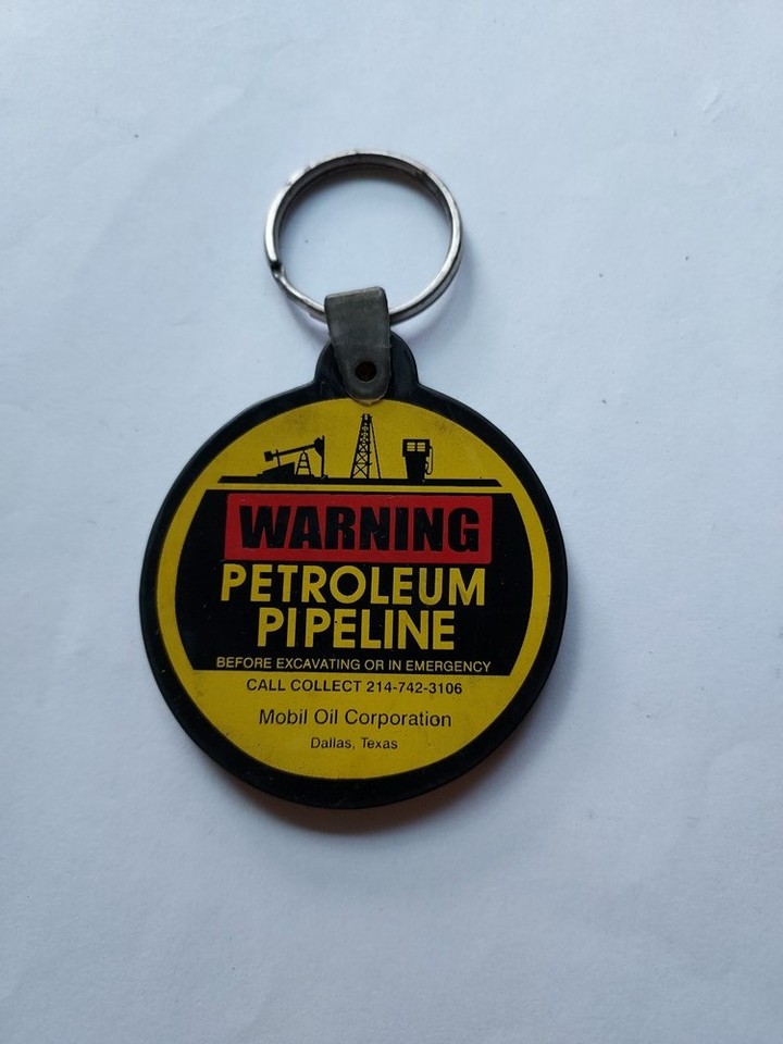 Vintage Mobil Oil Key Chain, Double Sided, Rare | eBay