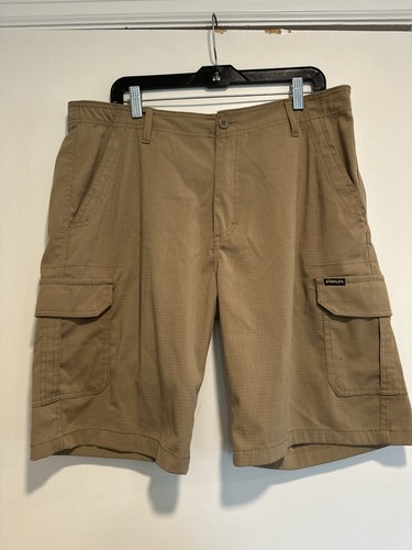 Stanley Men's Sz: 34 Workwear Lightweight Stretch Tan Brown Khaki Cargo ...