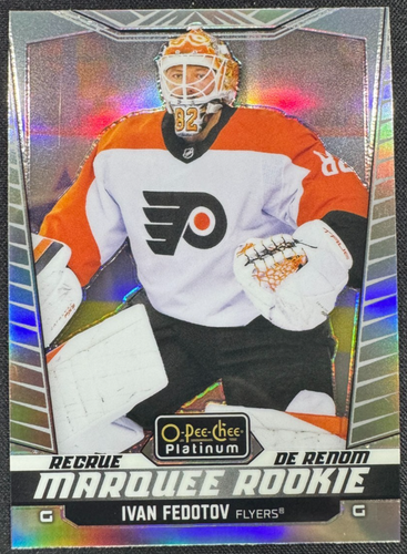 2024-25 O-Pee-Chee Platinum #246 Ivan Fedotov Marquee Rookie Rainbow ...