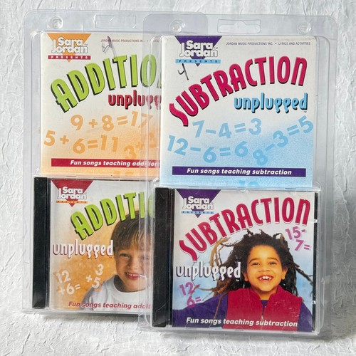 Sara Jordan Math Unplugged Addition Subtraction Educational CD Set ...
