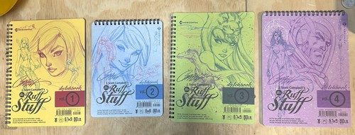 J. Scott Campbell The Ruff Stuff Sketchbook Vol. 1-4 | eBay
