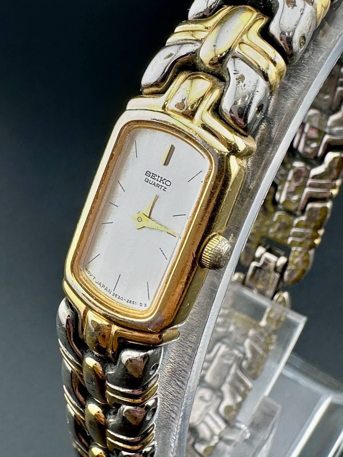 Working Vintage Seiko Ladies Watch Gold Tone Mother P… - Gem