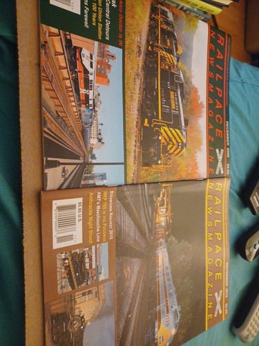 Lot Of (2) RailPace News Magazine December 2008 And November 2015 | eBay