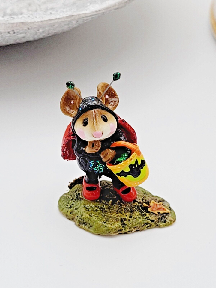 Wee Forest Folk Lady Bug-a-boo M-272 with green antenna, Halloween ...