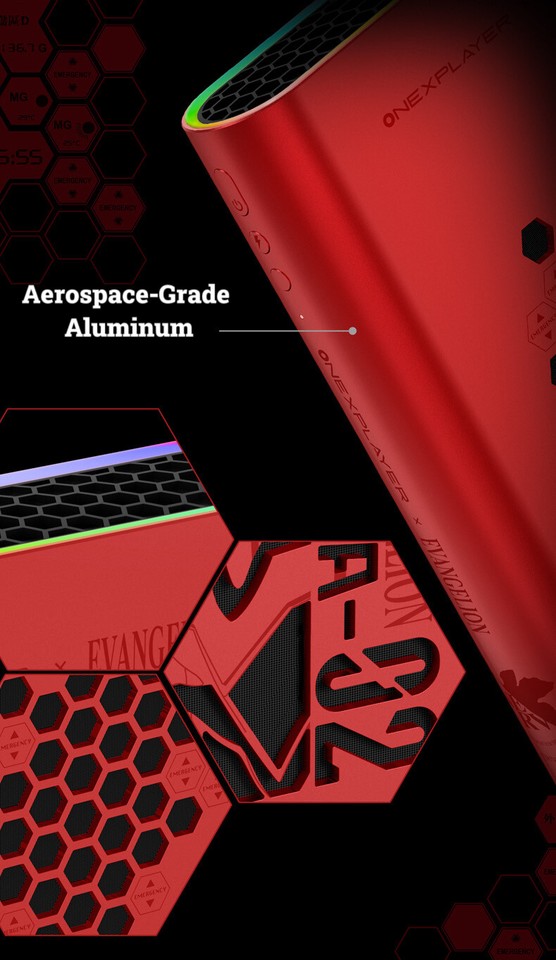OneXPlayer x Evangelion ONEXGPU2 EVA-02 Asuka AMD Radeon RX 7800M EGPU ...