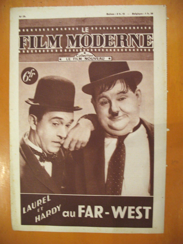 Le Film Moderne N° 39 du 3ème tri 1948. Laurel et Hardy: Au Far-West | eBay
