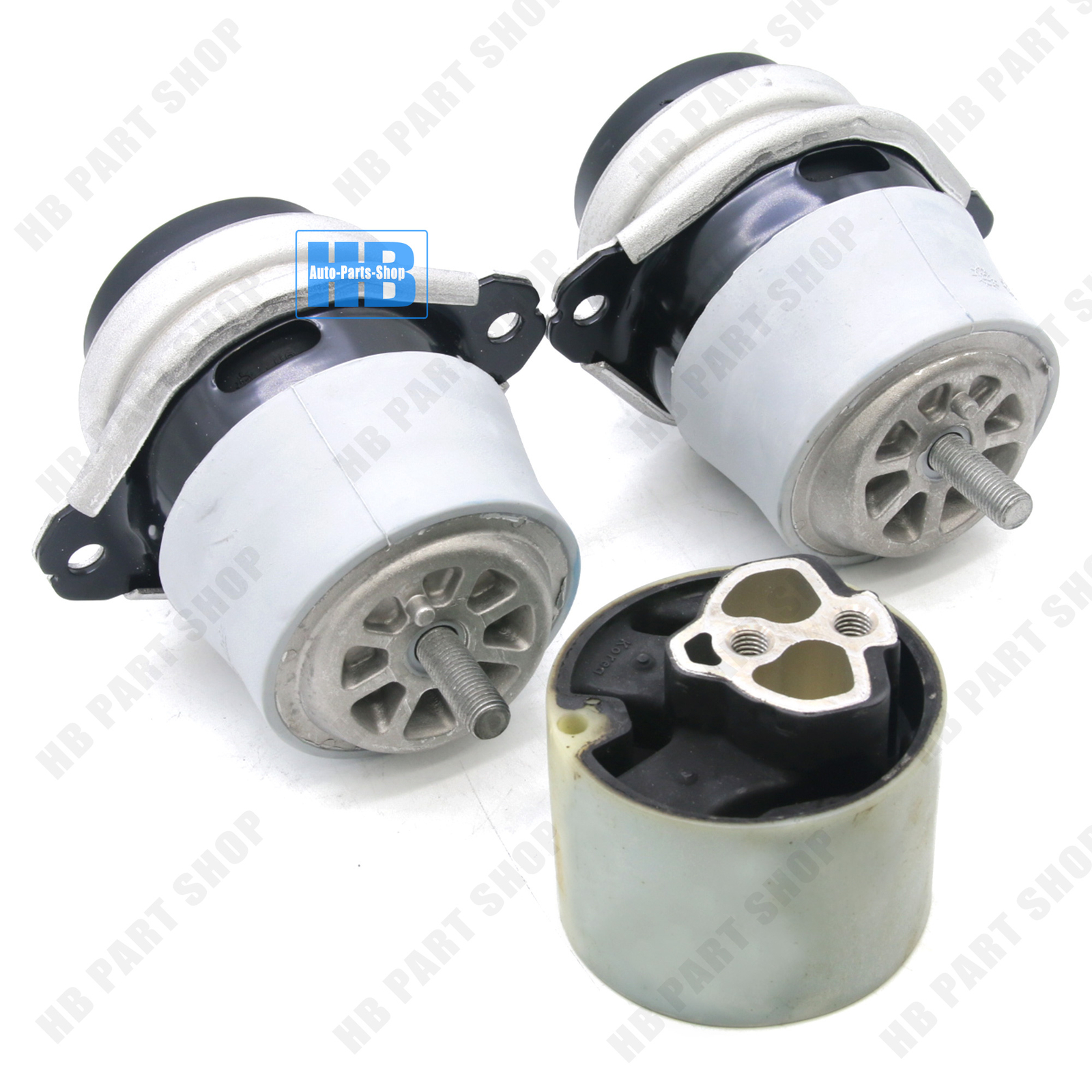 OEM Pair Engine Mounts and Transmission Mount 7L8199131A For Audi Q7 VW ...