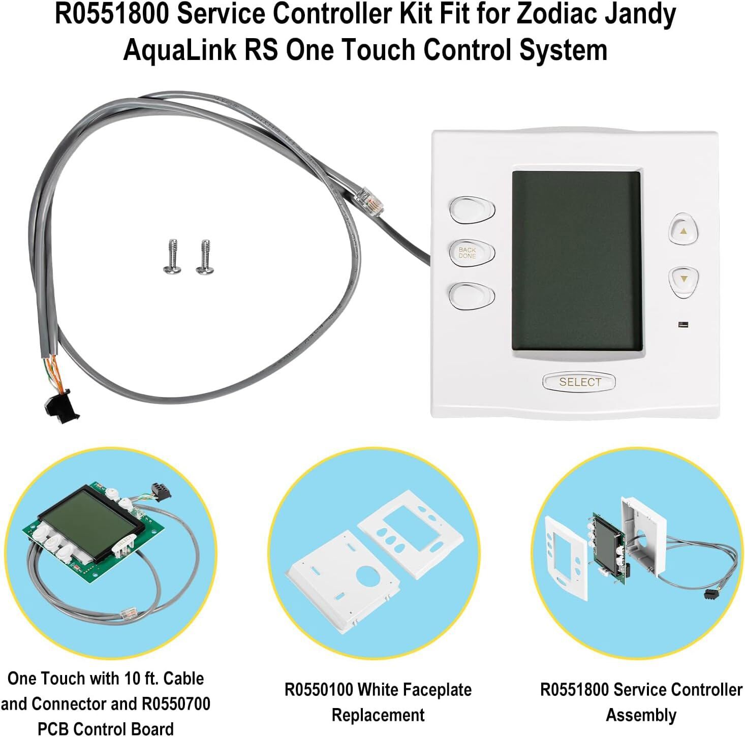 For Zodiac Jandy AquaLink RS OneTouch Control System R0551800 Service ...