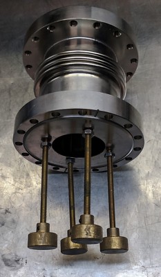 MDC vacuum 6" conflat port aligner ID adjust uhv vacuum huntington mks ...