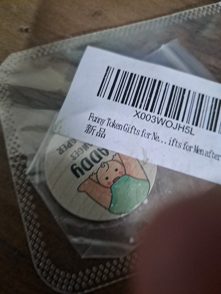 Small Little Token Gift Flip Coin Mommy Or Daddy Change Diaper | eBay