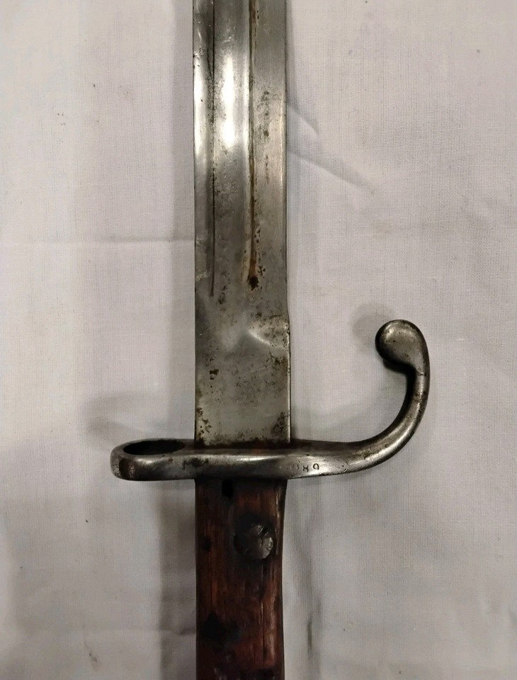 Military Surplus Bayonet with Metal Scabbard – Vintage Knife Blade ...