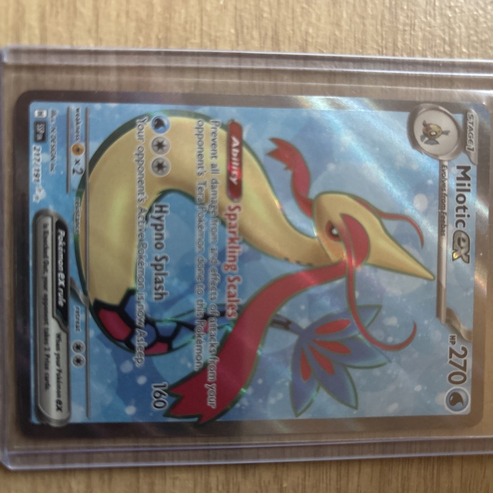 Pokémon TCG Milotic EX Surging Sparks Ultra Rare Card 217/191 | eBay UK