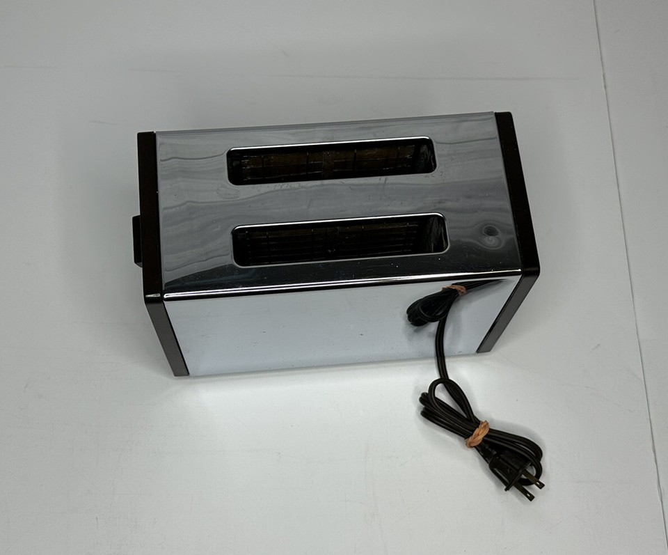 Vintage GE Toaster 2-Slice General Electric Model A10 T17 900W Chrome ...