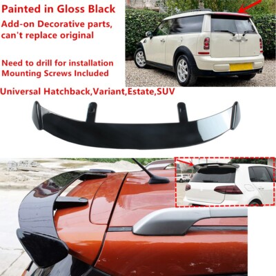 Fit For MINI Clubvan R55 2012-2014 Rear Roof Spoiler Wing Glossy Black ...
