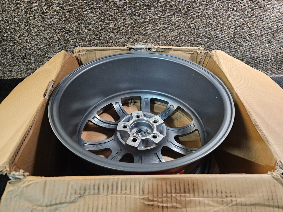 (QTY 1) Vision 143 Torque Gunmetal Machined Lip Wheel Rim 18x8.5 5x114 ...