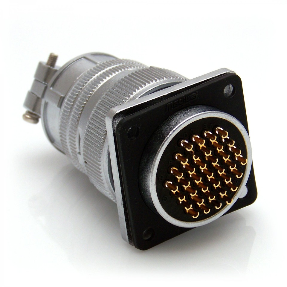 Circular 37 Pin Billet Firewall Plug Bulkhead Harness Connector Wire ...